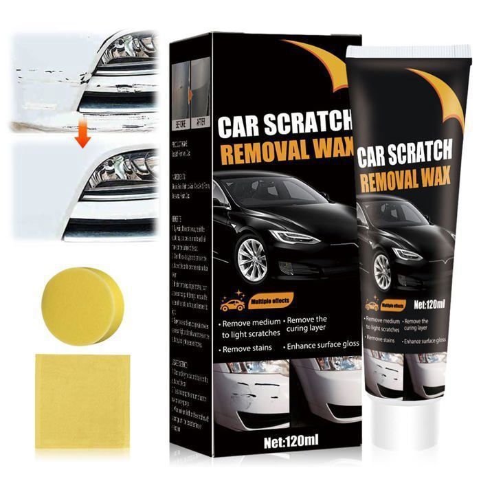 Efface Rayure Voiture, modèle Crème de réparation de rayures de voiture ...