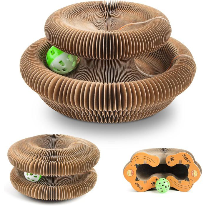 Griffoir pour chat en carton - SWAPY - Pliable et transformable ...