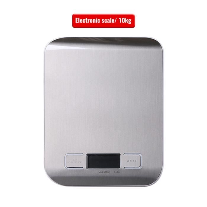 10 kg - Digital Kitchen Scale High Precise Scales With LCD Display Food ...