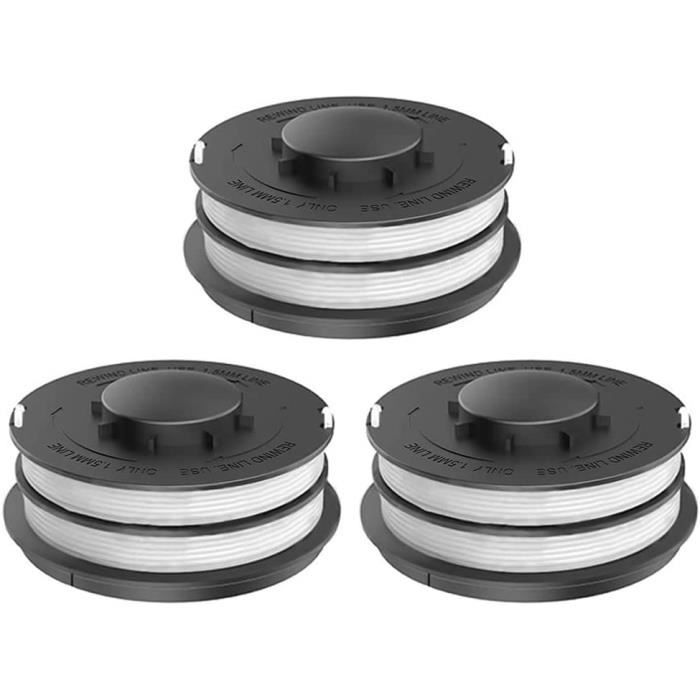 Lot De 3 Bobines De Fil À Double Fil Pour Débroussailleuse Électrique Aldi Gardenline Glr 450 ...