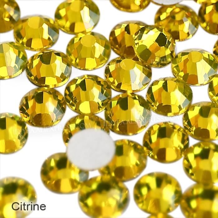 Decoupe stickers,Multi couleurs SS3-SS30 Non Hot Fix Strass dos plat ...