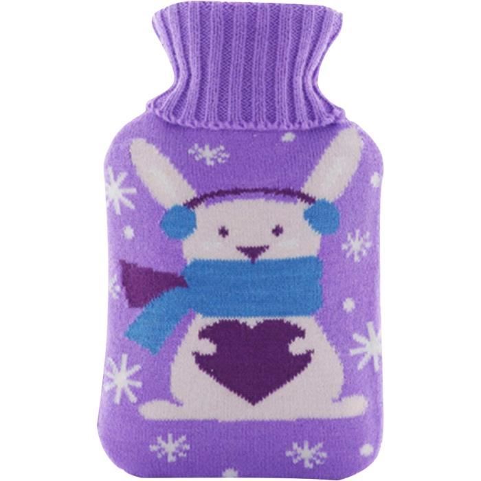 Bouillotte Avec Housse,Bouillotte Eau Chaude,Bouteille De Lit,Bouteille ...