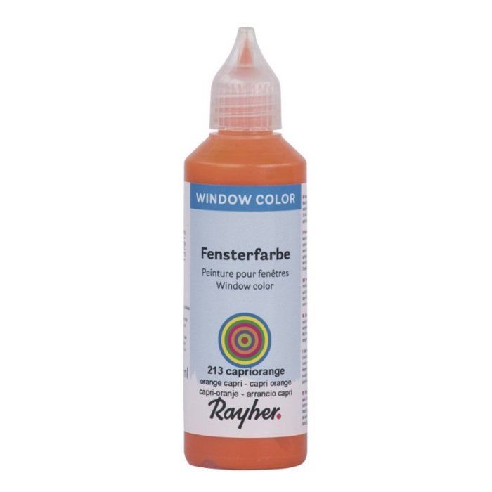 Window-Color easy paint, flacon 80 ml, orange capri - Cdiscount Beaux ...