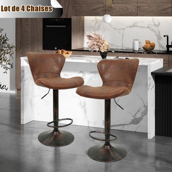 BELFOYER Lot de 4 Chaises pour Salon Scandinave - Moderne - cadre en ...