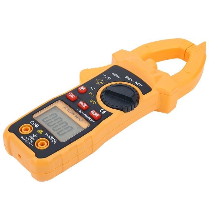 EJ.life Pince multimètre de tension Clamp Voltage Multimeter, AC DC ...