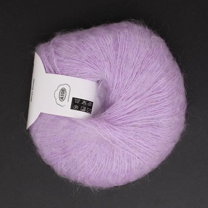 Fdit Mohair chaud d'Angola Tricot de Fil Long en Laine Mohair Doux d ...