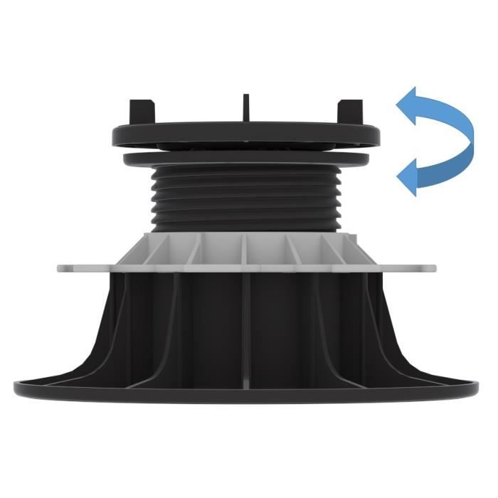 Plot terrasse dalle autonivelant - 95/155 mm - JOUPLAST - Carton de 40 ...