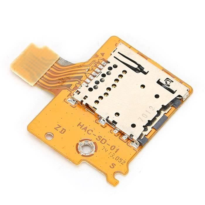 Betian-Pièce de Réparation de Remplacement de Fente pour Carte Micro Mémoire TF SD pour Console ...