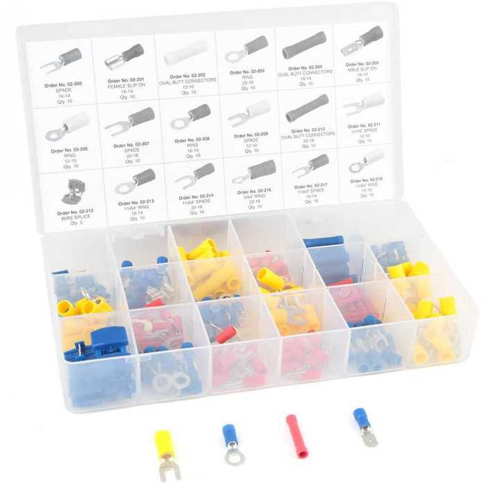 Coffret cosses et raccords électriques. 175 pièces - Cdiscount Auto