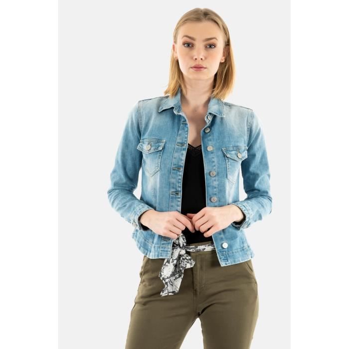 Blousons et vestes - LE TEMPS DES CERISES - Lilly 3001 - Bleu Bleu ...