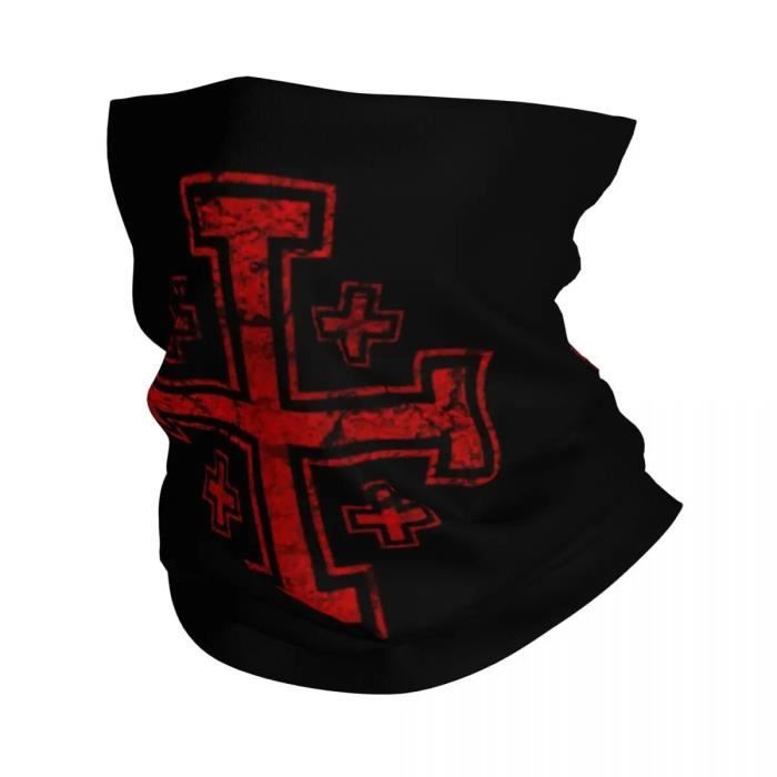 Bonnet - cagoule,Écharpe coupe-vent Knight Templar pour hommes et ...