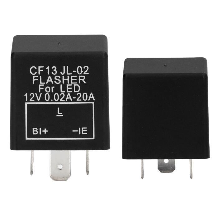 Relais de clignotant électronique à 3 broches LED Clignotant de ...