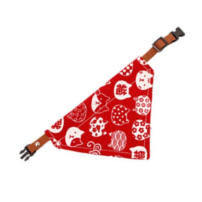 VGEBY Bavoir triangle pour chat Bavoir Triangle chat mignon Style ...
