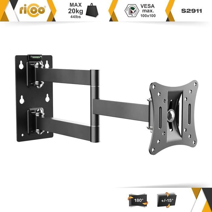 Support Mural écran PC Orientable Inc ble Universel 17-33" (43-84cm ...