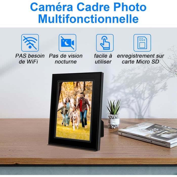 Mini Caméra Espion, 1080P Hd Cachée Caméra Cadre Photo, Micro Caméra De ...