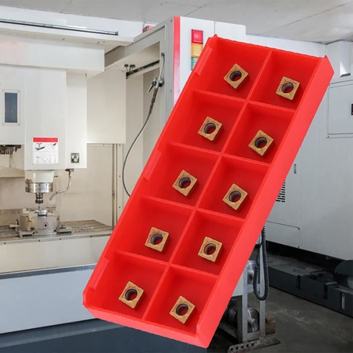 Coffret de 10pcs Lames Inserts Rotatifs CNC Cutters en Carbure ...