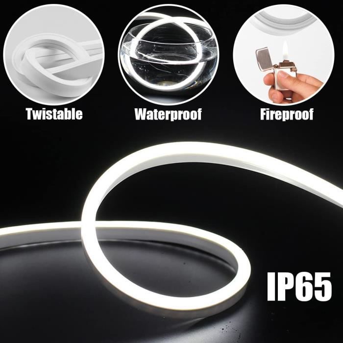 Ruban Led Exterieur 30M, Neon Bande Led Chambre 220V Ip65 Imperméable ...