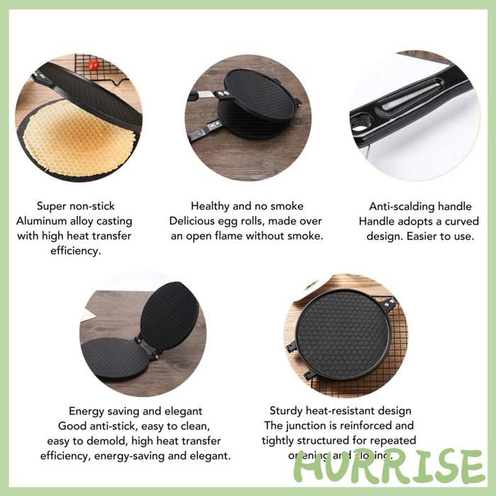 Garosa Machine à cornets de gaufres Machine à cônes de gaufres de 8,7 ...