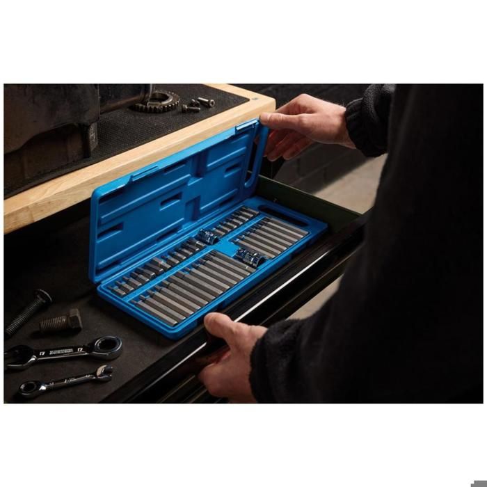 EMBOUTS TORX 6 PANS SPLINE XZN - COFFRET 40 EMBOUTS CHROME VANADIUM ...