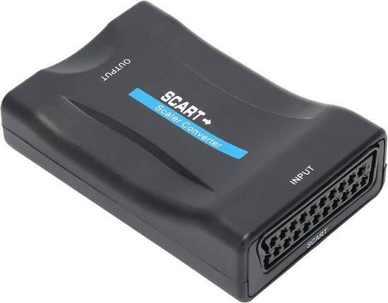 Convertisseur Péritel Vers Hdmi, Adaptateur D'Interface Multimédia Péritel Vers Hd, Entrée ...