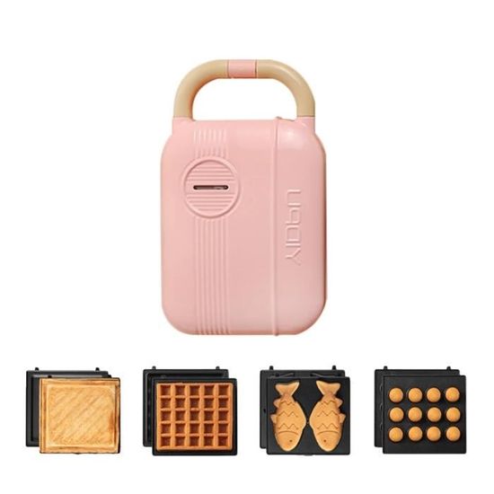 Gaufrier,Mini Machine à sandwichs électrique 650W,220V,4 en 1 ...