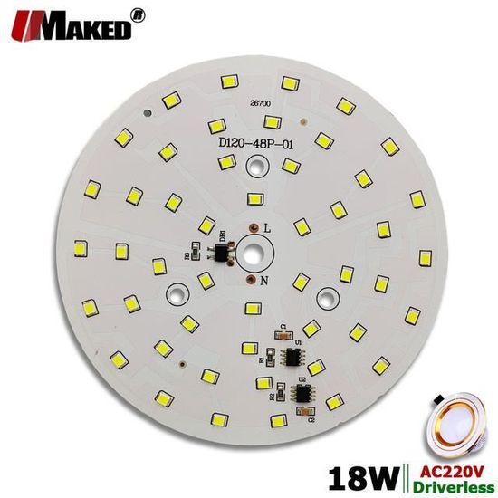 Downlight,Warm White3000-3500K-18W Dia120MM 220V-2 Pieces--Module PCB ...
