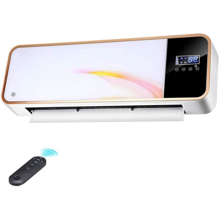 Radiateur électrique mural 3000w avec thermostat réglable et ...