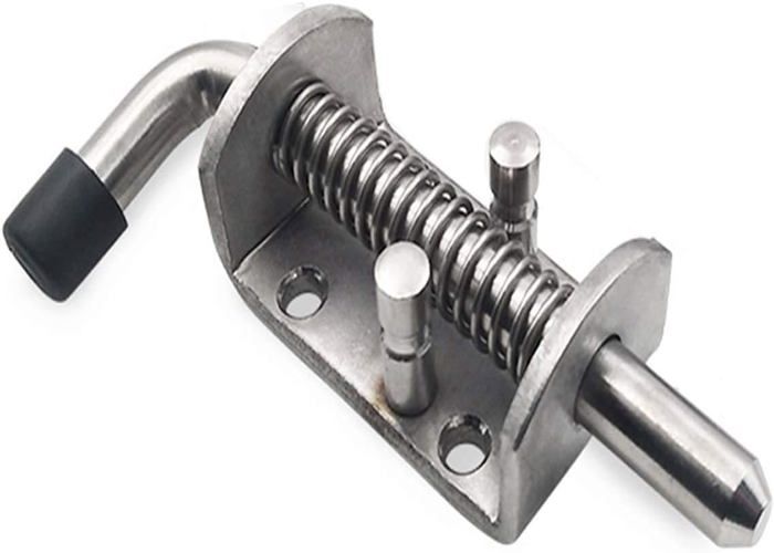 Verrou Ressort En Acier Inoxydable Pour Porte Coulissante De Cour Abri ...