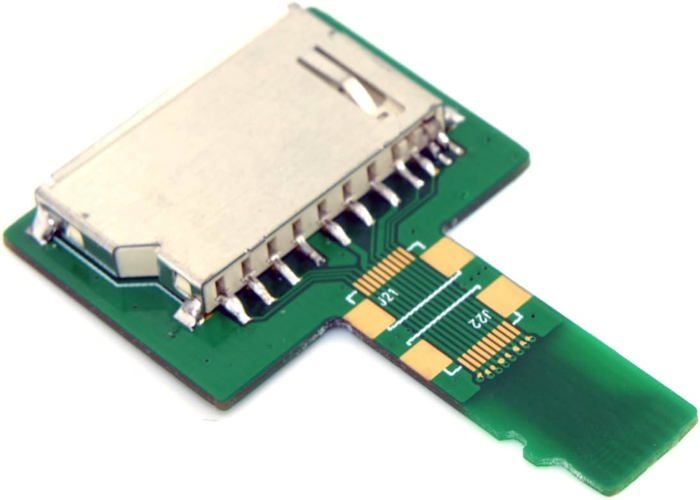 Cablecc SD Card Socket Female to Micro-SD TF Male Memory Card Kit ...
