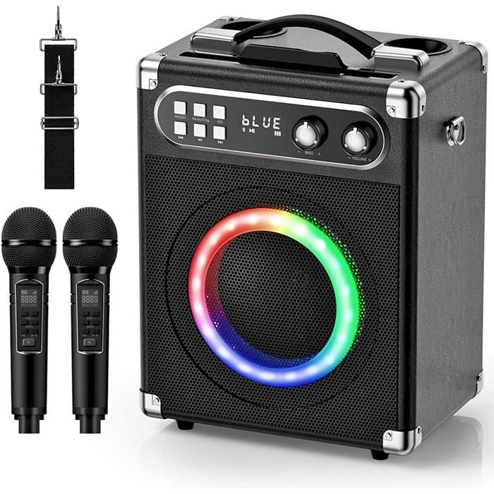 Portable Karaoke Machine Professional Karaoke Machine with 2 UHF ...