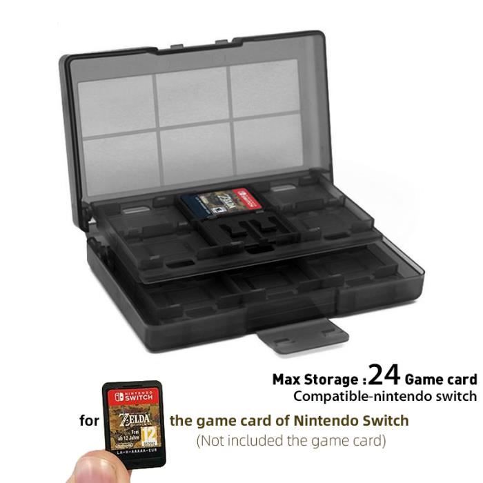 Noir - DATA FROG-Boîte de rangement pour carte de jeu Mini Switch ...