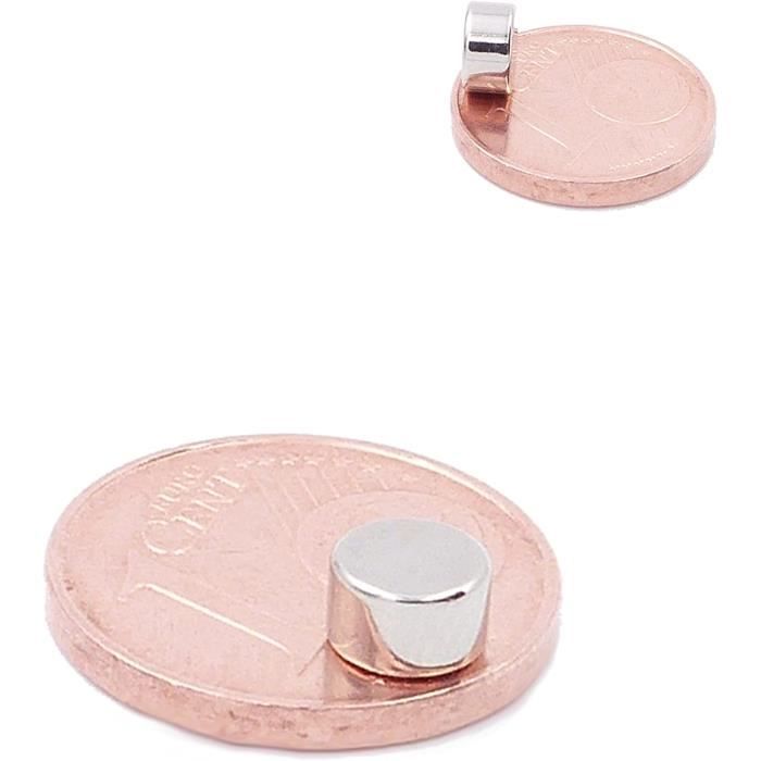 | 25 Mini Aimants Disques 5x3 mm | N52 Niveau Le Plus Forte Aimants en ...