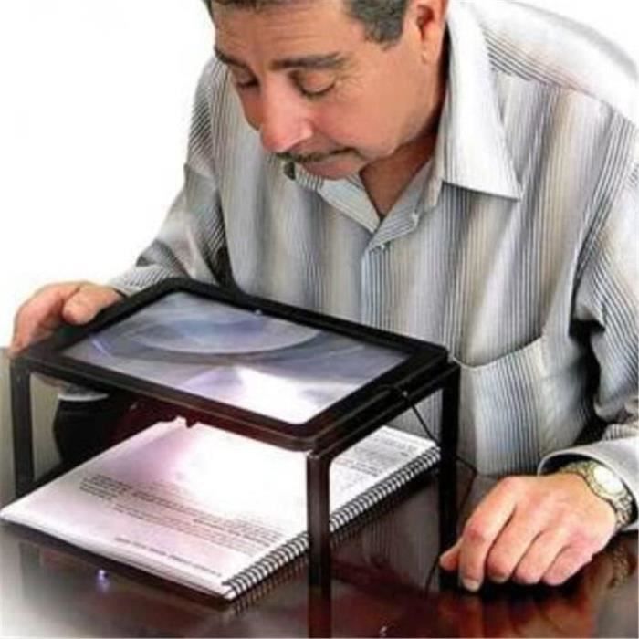 Loupe Sur Pied Rectangulaire Led Loupe Ronde Loupe Bureau Pliable Loupe ...
