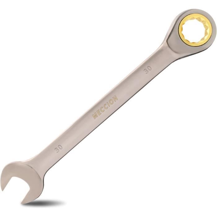 Clé Mixte À Cliquet 30Mm Clé Plate À Cliquet Professionnelle Clé ...