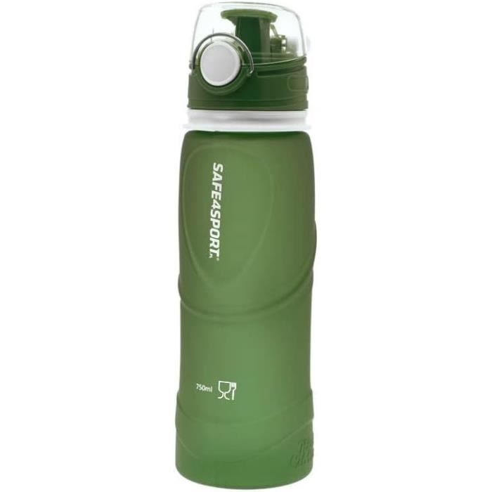 Safe4Sport Gourde Verte - Gourde Pliable En Silicone 750 Ml - Grande ...