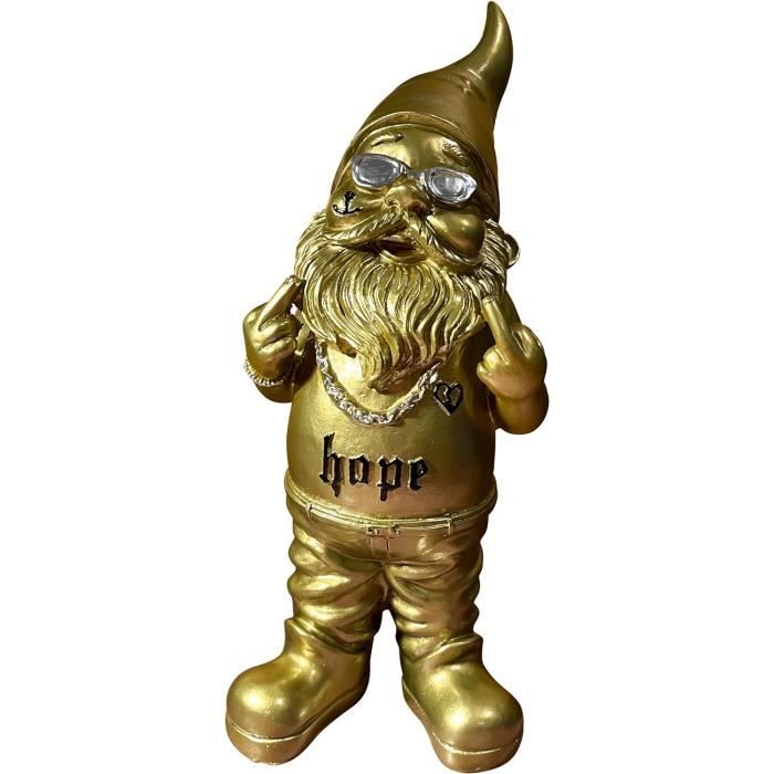 Nain De Jardin - Tatouage Nain Avec Doigt D'Honneur - Doigt D'Honneur ...