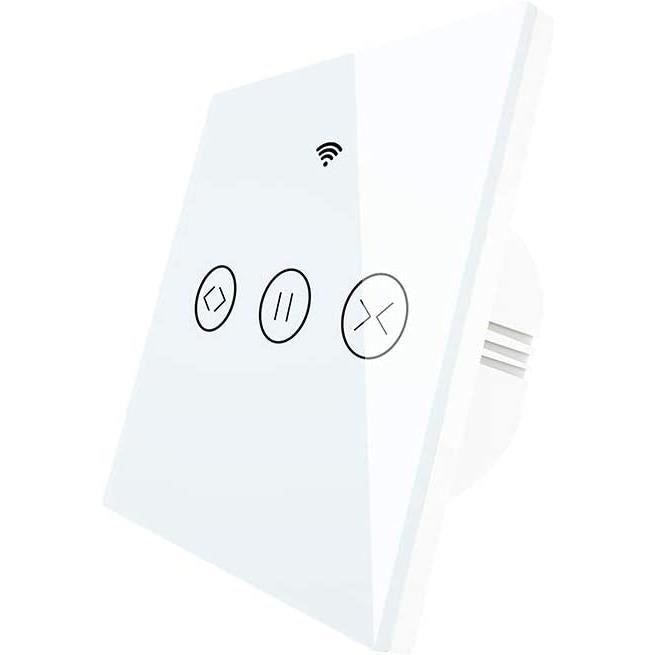 WiFi RF433 Interrupteur de volet roulant à panneau tactile intelligent ...