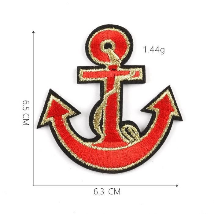 Patchs brodés de bateau sous-marin de dessin pièces, 1 pièce, pour ...