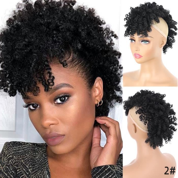 Tapez 2--Extensions De Cheveux Synthétiques, Chignon Afro Bouffant ...