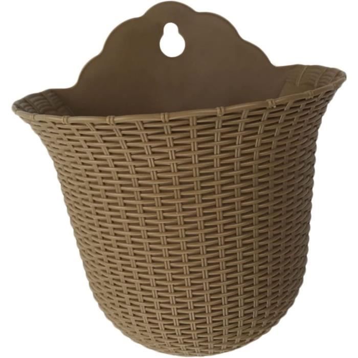 1 Pc Pot De Fleur Créatif Suspendu Au Mur Jardiniere Plastique Pot De ...