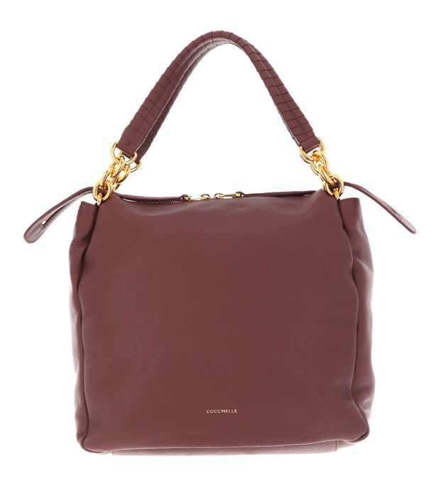 COCCINELLE Sac à main marron en cuir pour femme - Coccinelle Maelody ...