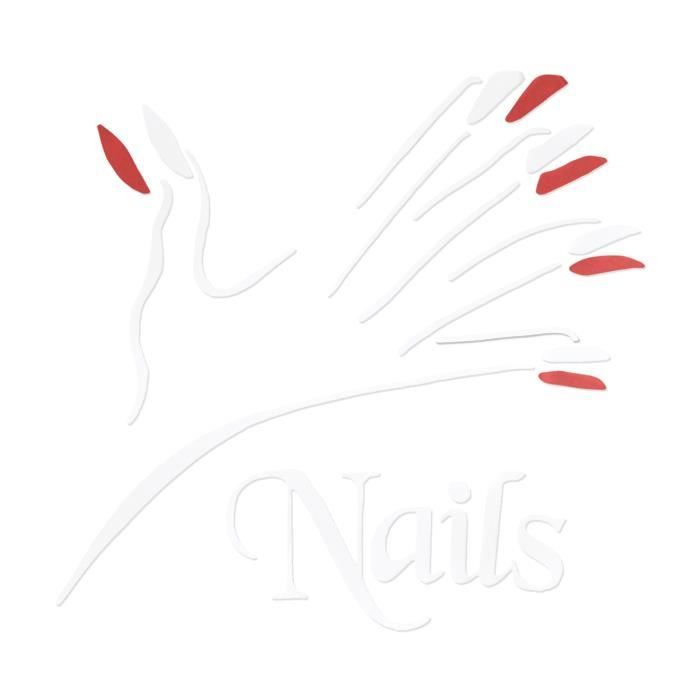 ESTINK Sticker Mural Déco Salon de Beauté Onglerie Vinyle - Cdiscount ...