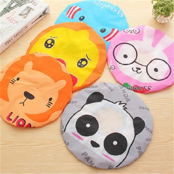 Fdit bonnet de cheveux EVA Bonnet de douche de bain réutilisable ...