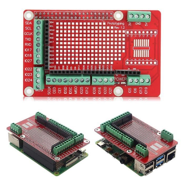 HURRISE Carte d'extension pour Raspberry Pi Module de protection de ...