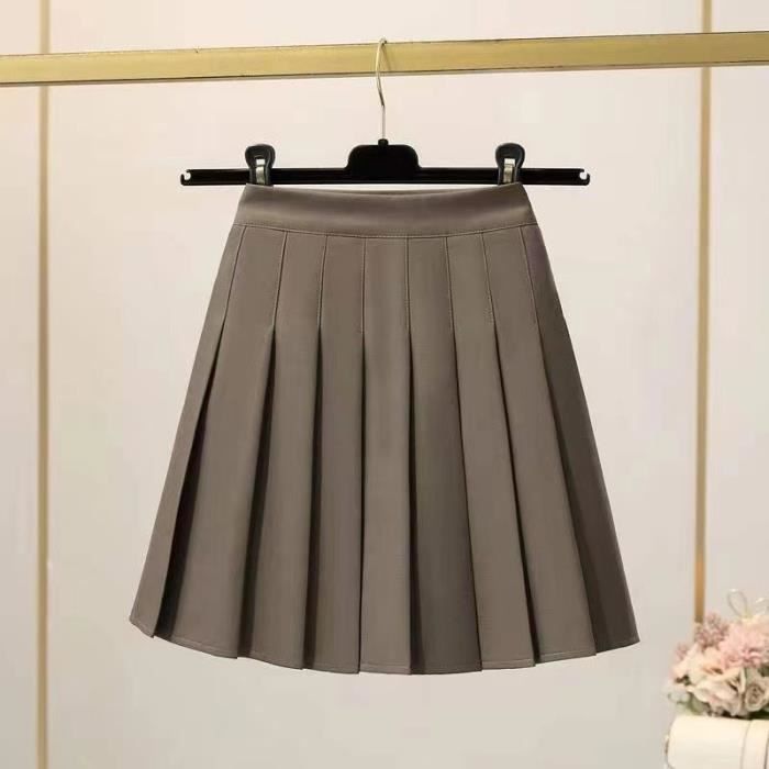 Jupe plissée taille haute pour femmes,mini jupes pour filles,uniforme ...