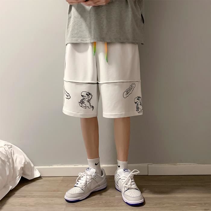 Short,Short Cargo de marque en coton pour homme, Bermuda ample, style ...