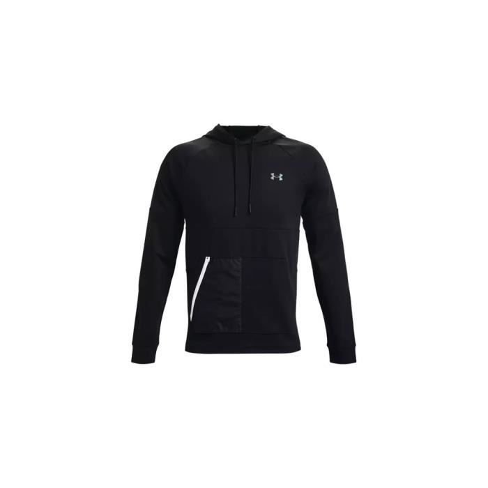 Sweat - UNDER ARMOUR - Rush All Purpose Hoodie - Homme - Noir - Manches ...