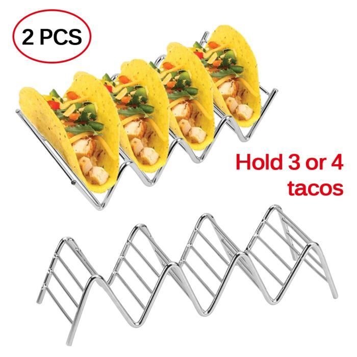 PIERRE A PIZZA Support à pizza - burrito au maïs en acier inoxydable ...