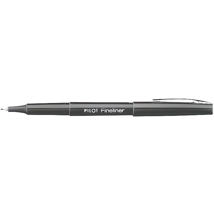 Feutre - PILOT - FINELINER - Pointe fine 0,4 mm - Couleur noire ...