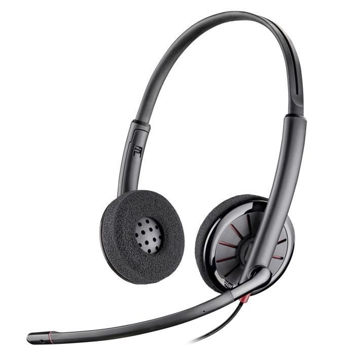 Casque - Plantronics - Blackwire C225 - Filaire - Stéréo - Suppression ...